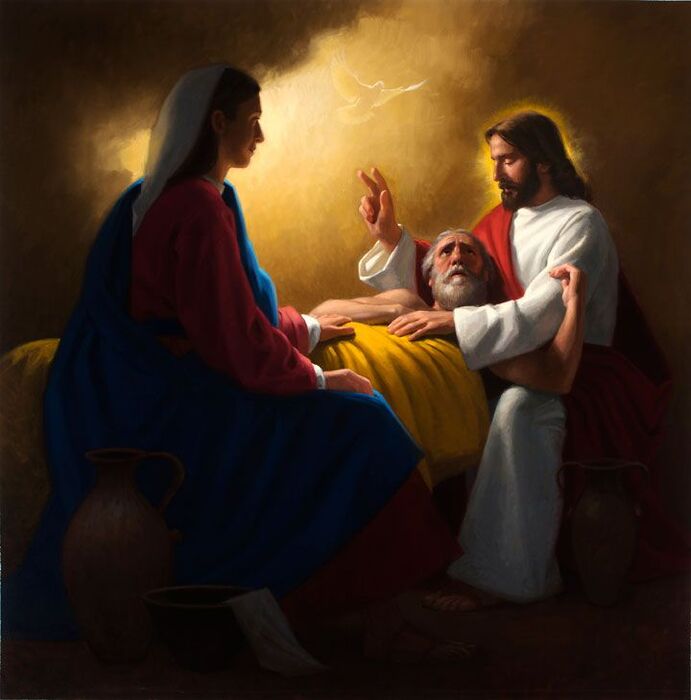 La Muerte de San José, por María Valtorta :: Remar-mar-adentro2